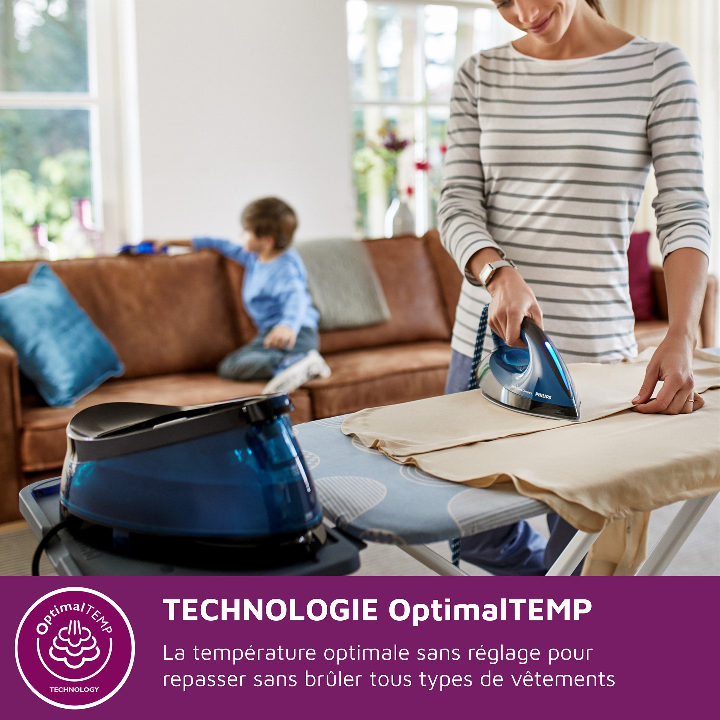 Centrale vapeur PHILIPS GC7846/80 PerfectCare Compact Pas Cher - UBALDI.com