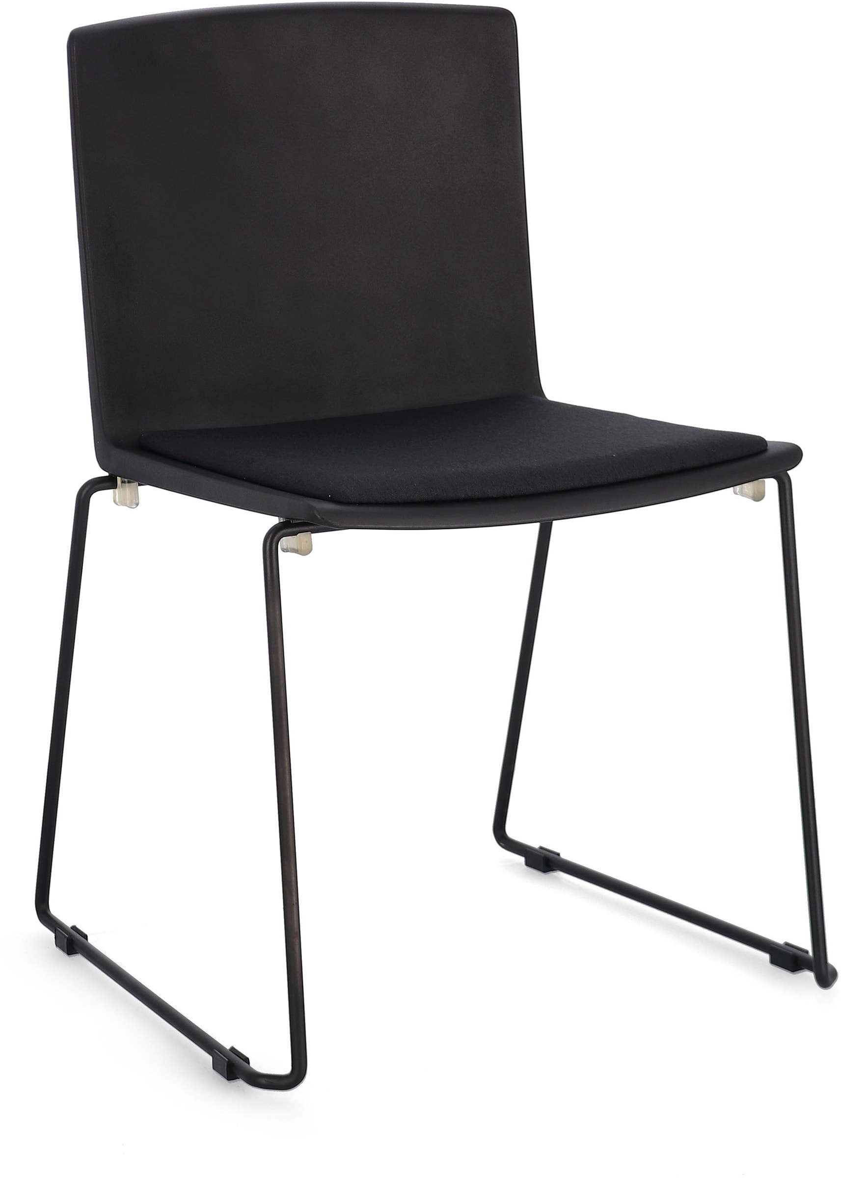 Chaise BIZZOTTO 4 Chaises Giulia Noir/Noir Pas Cher - UBALDI.com