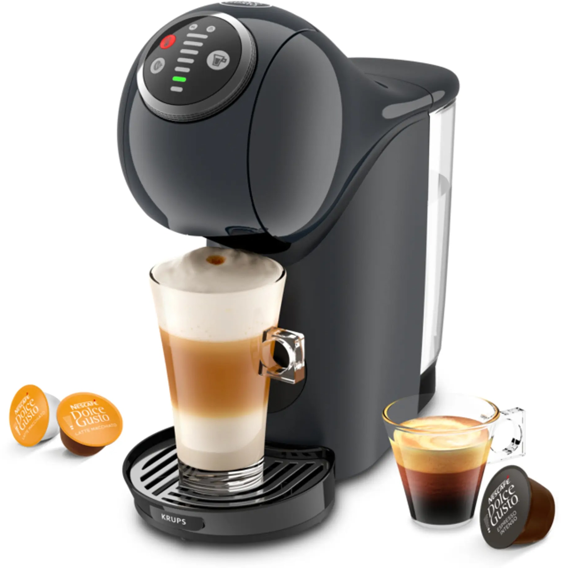 Expresso KRUPS Genio S Plus Cosmic Grey Pas Cher - UBALDI.com