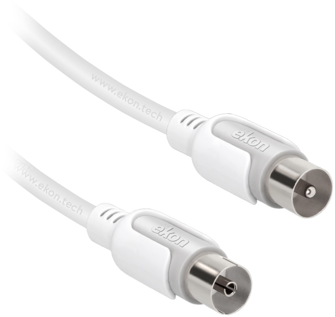 Câble antenne TV EKON 1.8M - mâle/femelle - double blindage Pas Cher ...