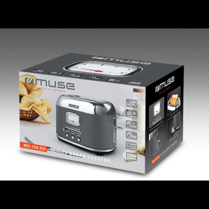 Grille pain muse ms-120dg MUSE Pas Cher - UBALDI.com