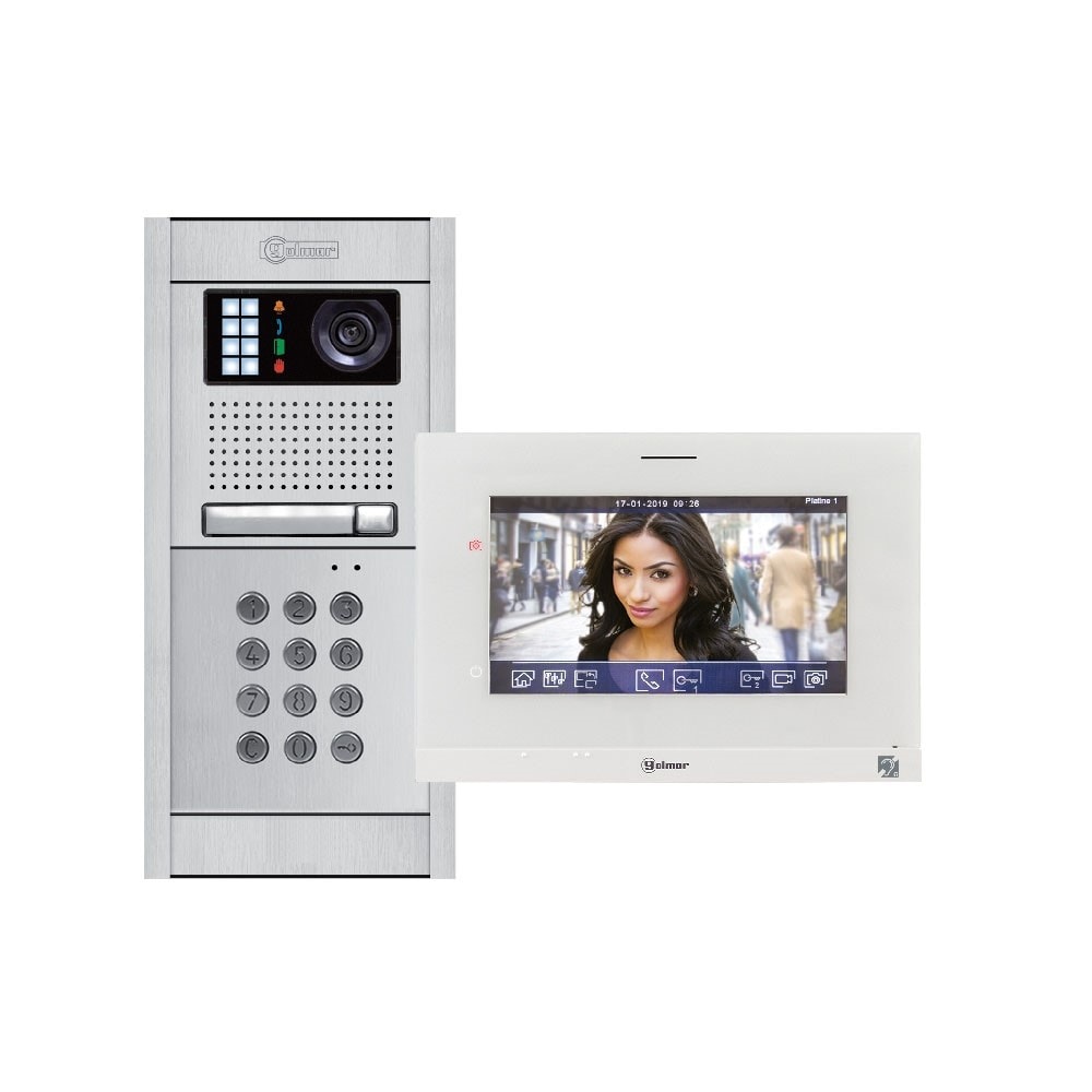 Kit interphone vidéo bus g2p avec clavier à codes nexa - gn5113/art7h ...