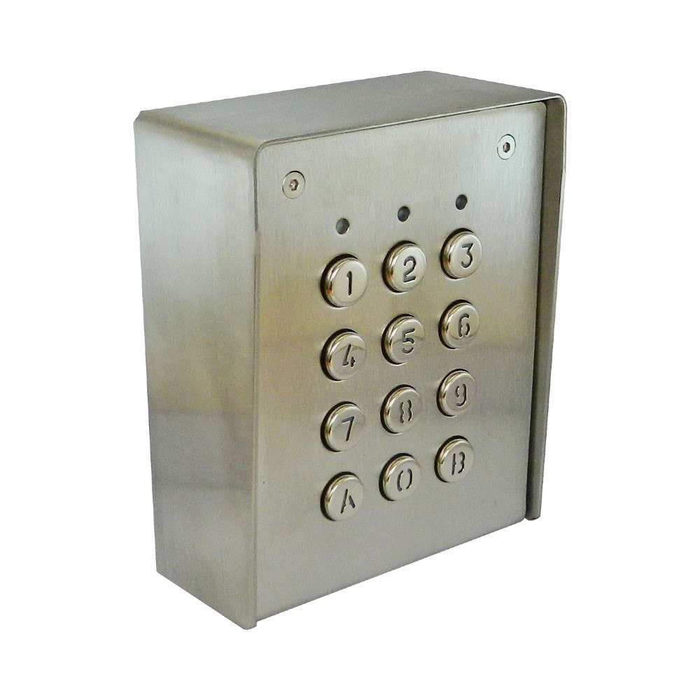 Clavier à codes en inox avec touches métalliques GOLMAR