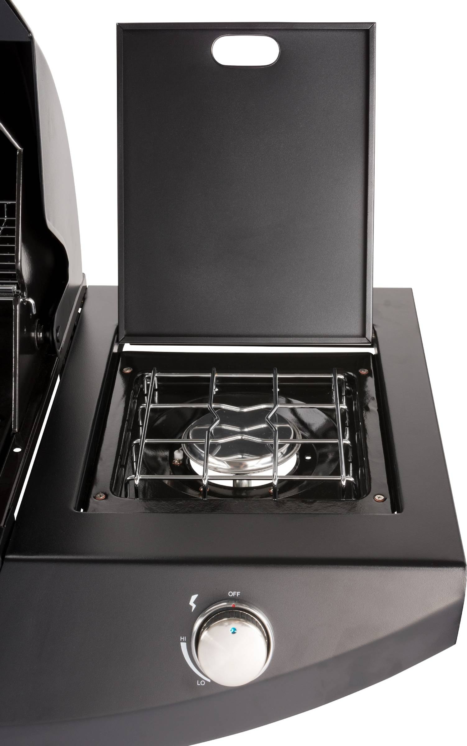 Barbecue gaz BORETTI Robusto, 4 brûleurs + 1 latéral, grille en fonte ...