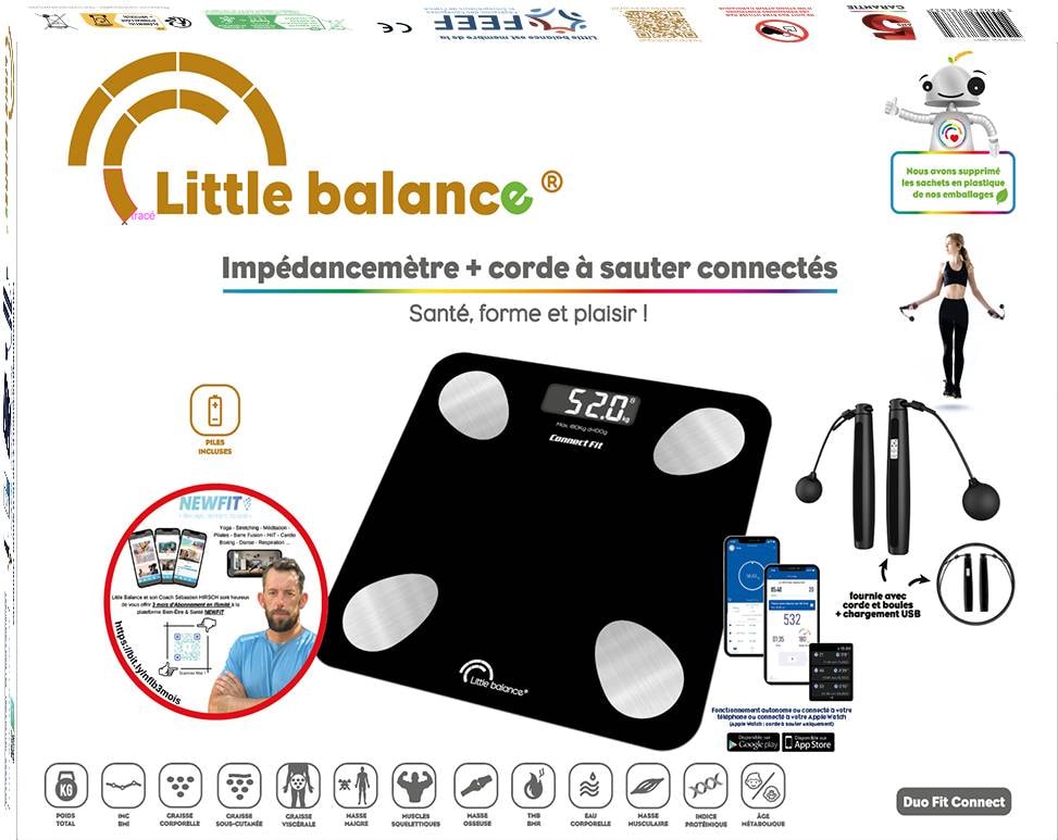 Pèse personne impédancemètre connecté LITTLE BALANCE 8685 Pas Cher ...