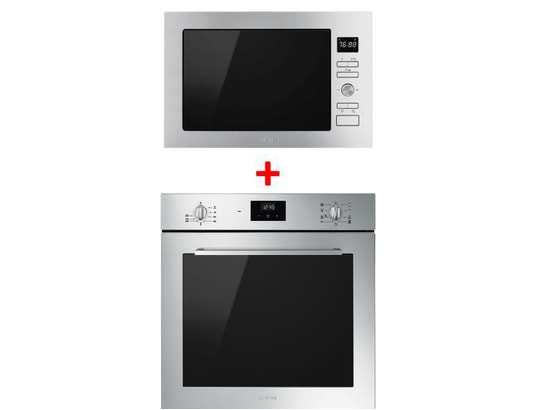 Four encastrable EcoClean SMEG SF6400TVX + FMI425X Pas Cher - UBALDI.com