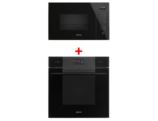 Four encastrable émail lisse SMEG SO6102M2B3 + FMI125N Pas Cher ...