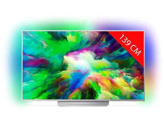 PHILIPS 55PUS7803 - TV LED 4K 139 cm - Livraison rapide