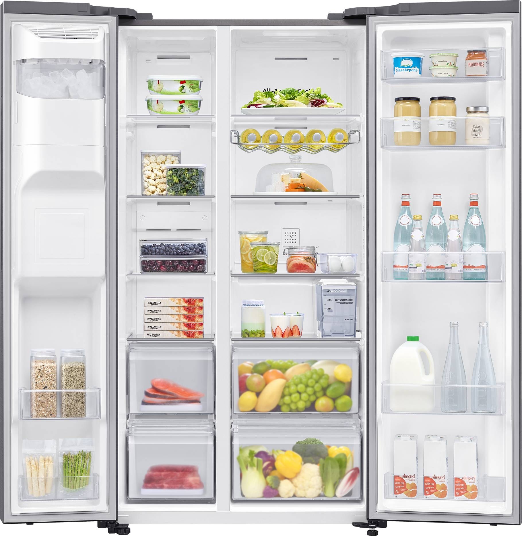 Réfrigérateur side by side SAMSUNG RS64DG53R3S9 AUTONOME Pas Cher ...