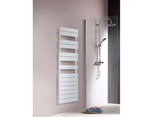 Sèche serviettes à eau chaude fassane spa symétrique blanc 625w ...