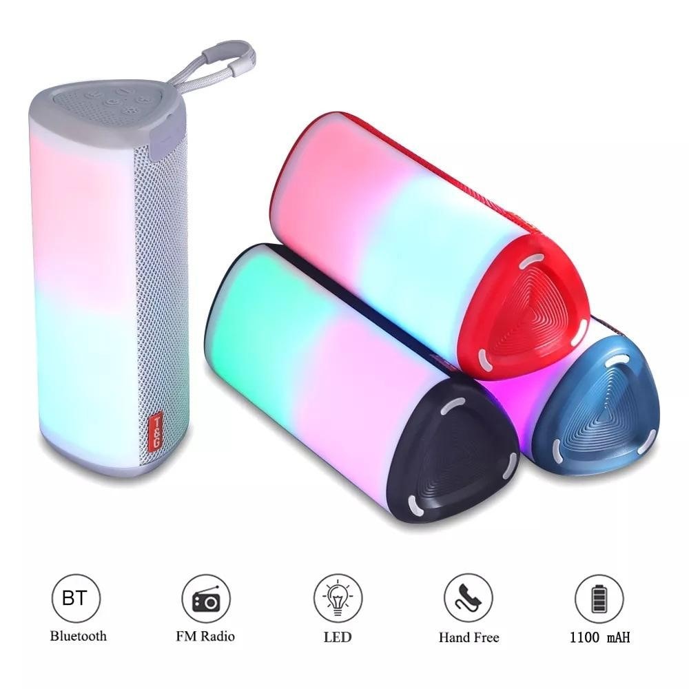 Enceinte bluetooth portable subwoofer led rgb & tws son puissant ...
