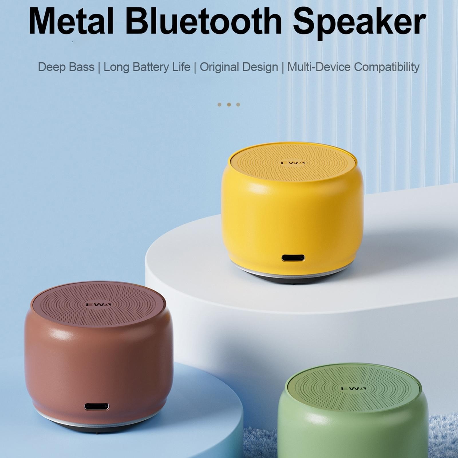 Mini enceinte bluetooth 5.0 super bass autonomie 4h son haute-fidélité ...