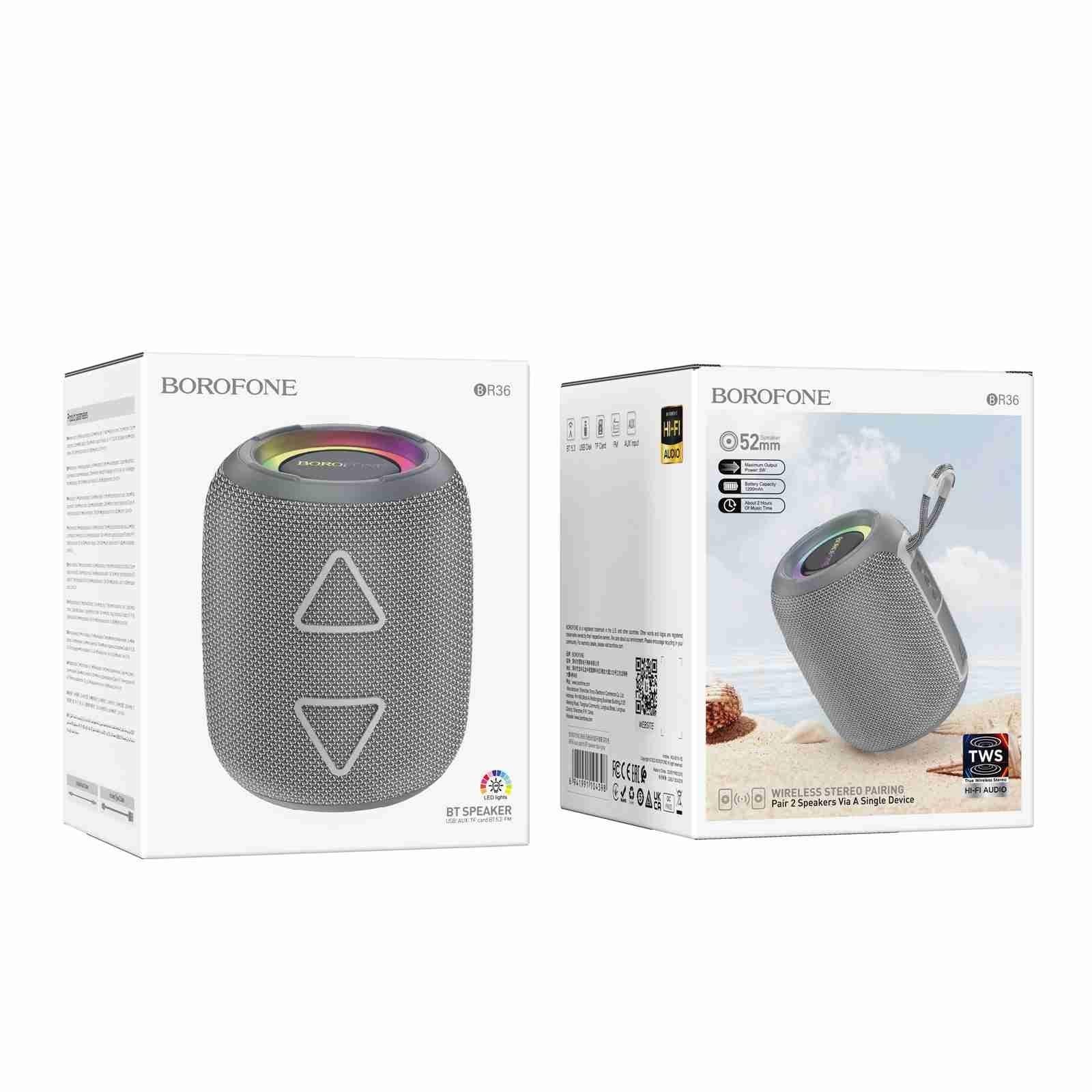 Enceinte bluetooth sportive 5w, autonomie 2h, support carte tf, fm ...