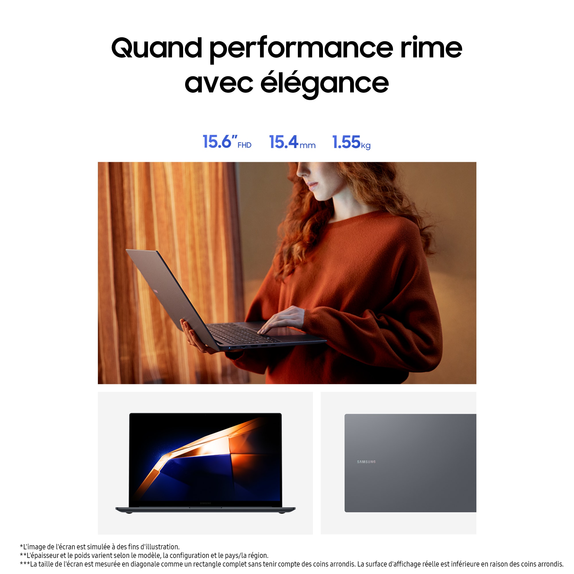 SAMSUNG Galaxy Book4 - Intel Core i7/16 Go/512 Go/Win 11 - PC portable ...