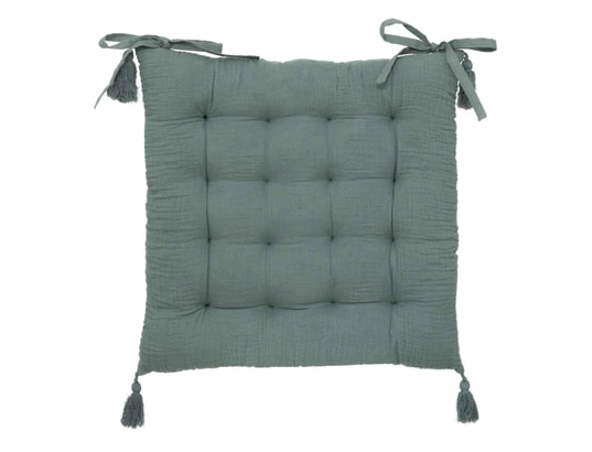 Galette de chaise rectangulaire tampa - 38 x 38 cm - céladon ATMOSPHERA