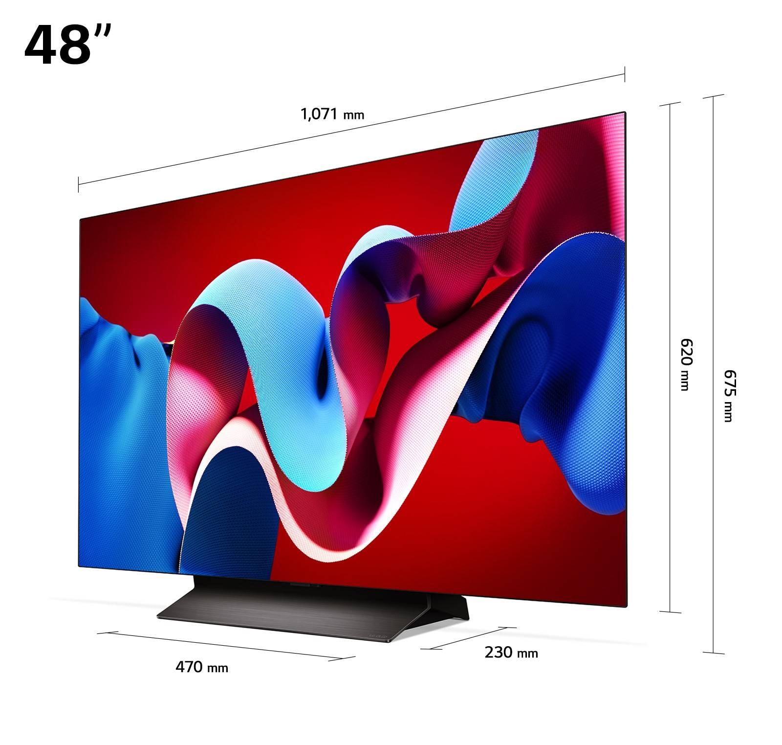 LG OLED48C4 evo 2024 Dolby Atmos & Vision 120Hz - TV OLED 4K 121 cm ...