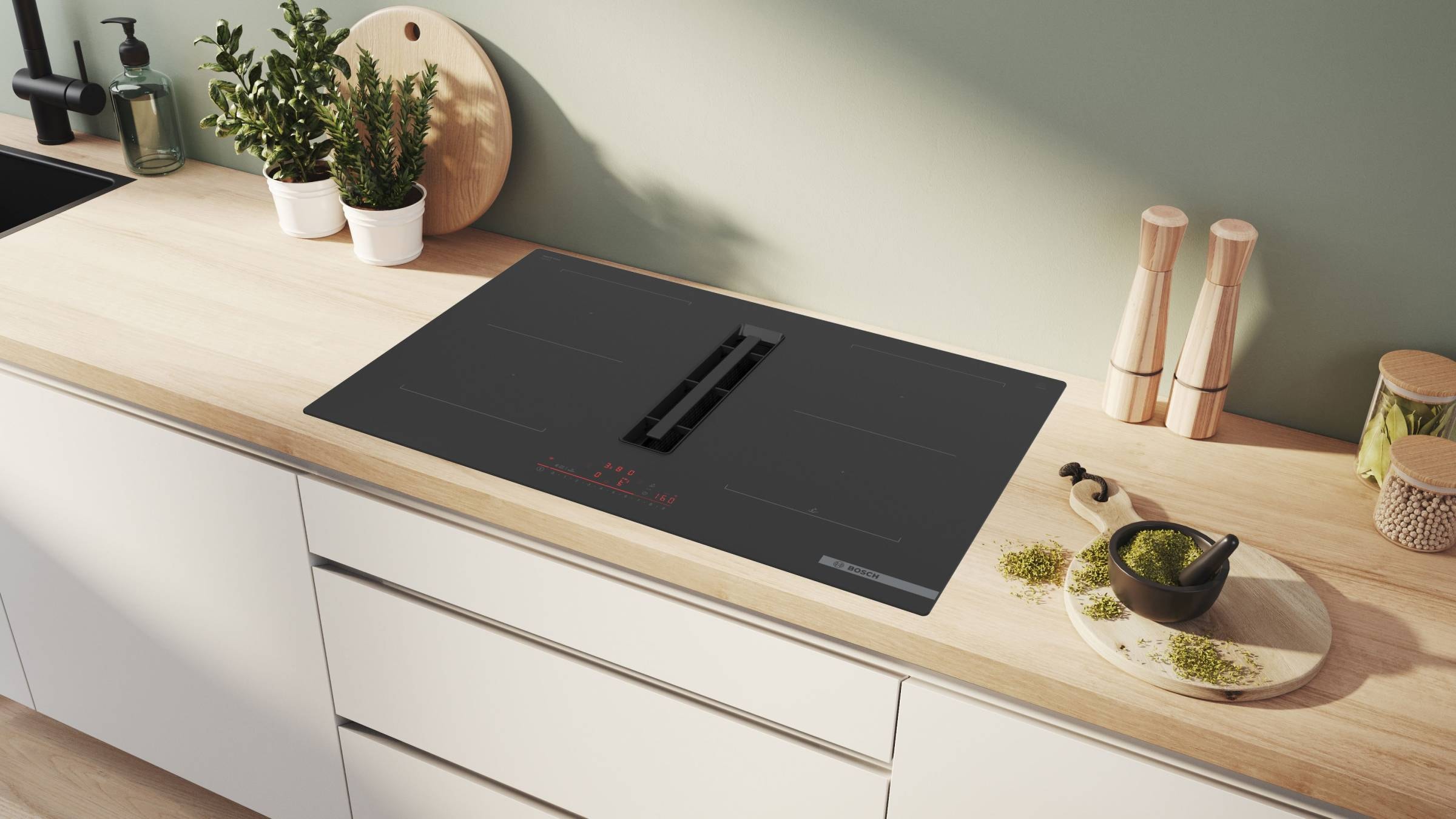 BOSCH PVQ811H26E, CombiZone, PerfectFry Plus - Plaque induction Pas Cher