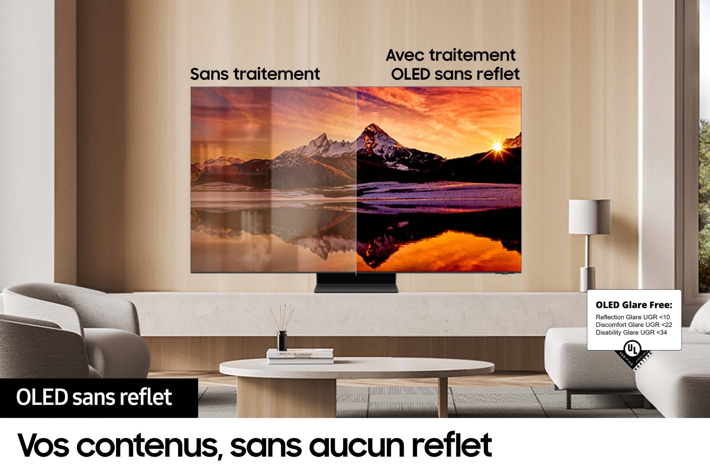 SAMSUNG TQ55S95D - Oled sans reflet - TV OLED 4K 138 cm - Livraison rapide