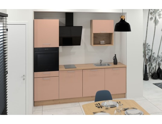 Pack Cuisine UB DESIGN ASTUCIO 1 CORAIL MAT - 240CM Pas Cher - UBALDI.com