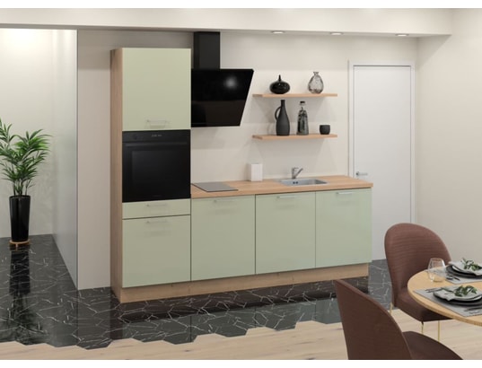 Pack Cuisine UB DESIGN ASTUCIO 2 JADE MAT - 240CM Pas Cher - UBALDI.com