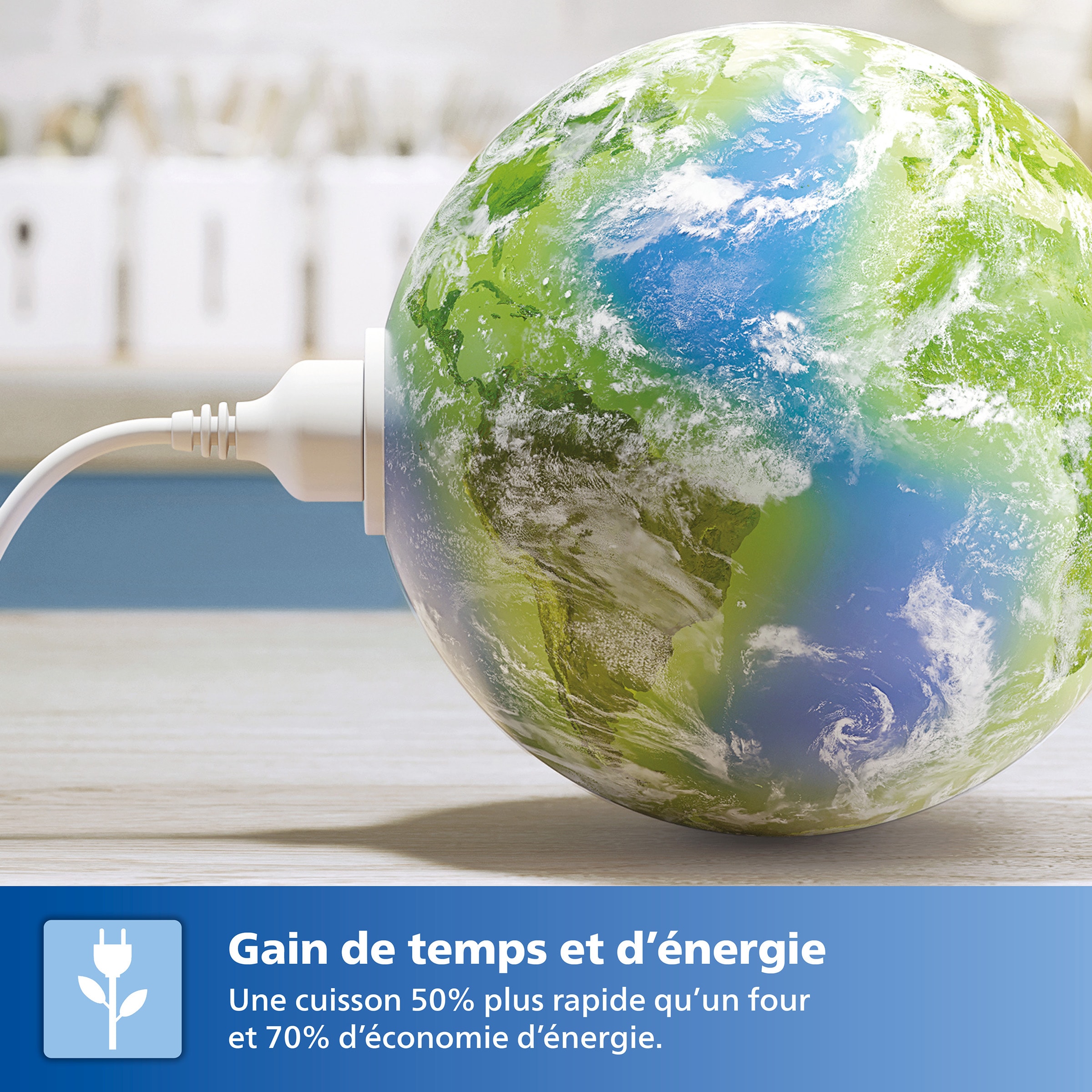 Friteuse à air chaud PHILIPS NA221/00 Airfyer 4.2L noir Série 2000 Pas ...