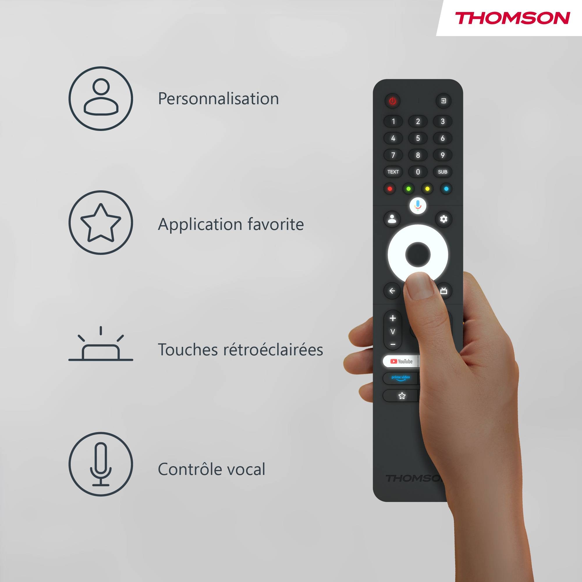 THOMSON 40FG2S14 - Google TV - TV LED Full HD 101 cm - Livraison rapide