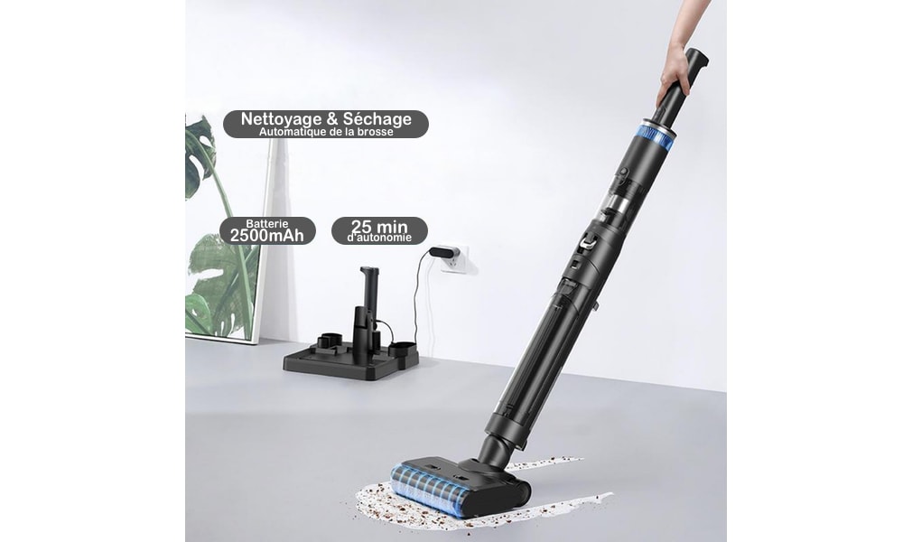 Aspirateur laveur EZICLEAN Cyclowash P12 Wet and Dry Combo Pas Cher ...