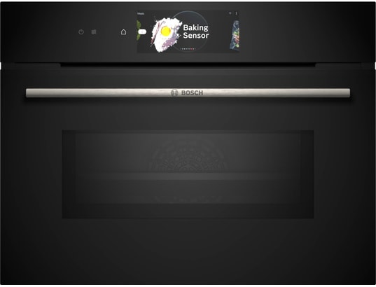 Four combiné micro-ondes BOSCH CMG778NB1, Série 8, Micro ondes combiné ...