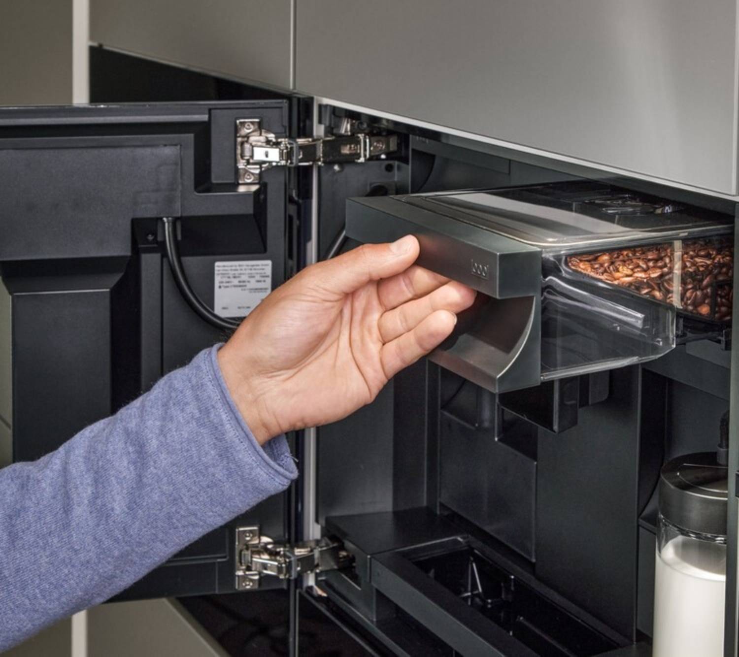 Expresso encastrable BOSCH CTL7181B0, Série 8, tout automatique, noir ...