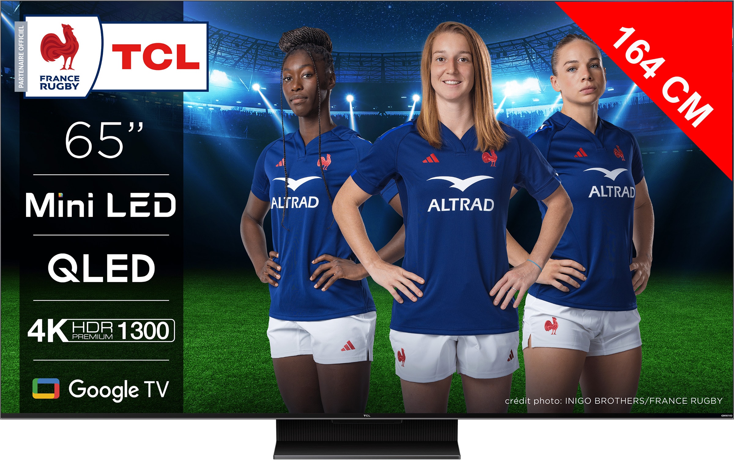 TCL 65QM8B QD-Mini LED - Google TV - TV QLED 4K 164 cm - Livraison rapide