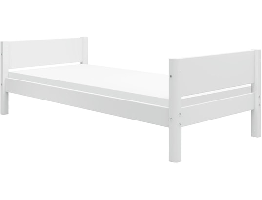 Lit enfant FLEXA Lit simple WHITE 90x200 Pas Cher - UBALDI.com