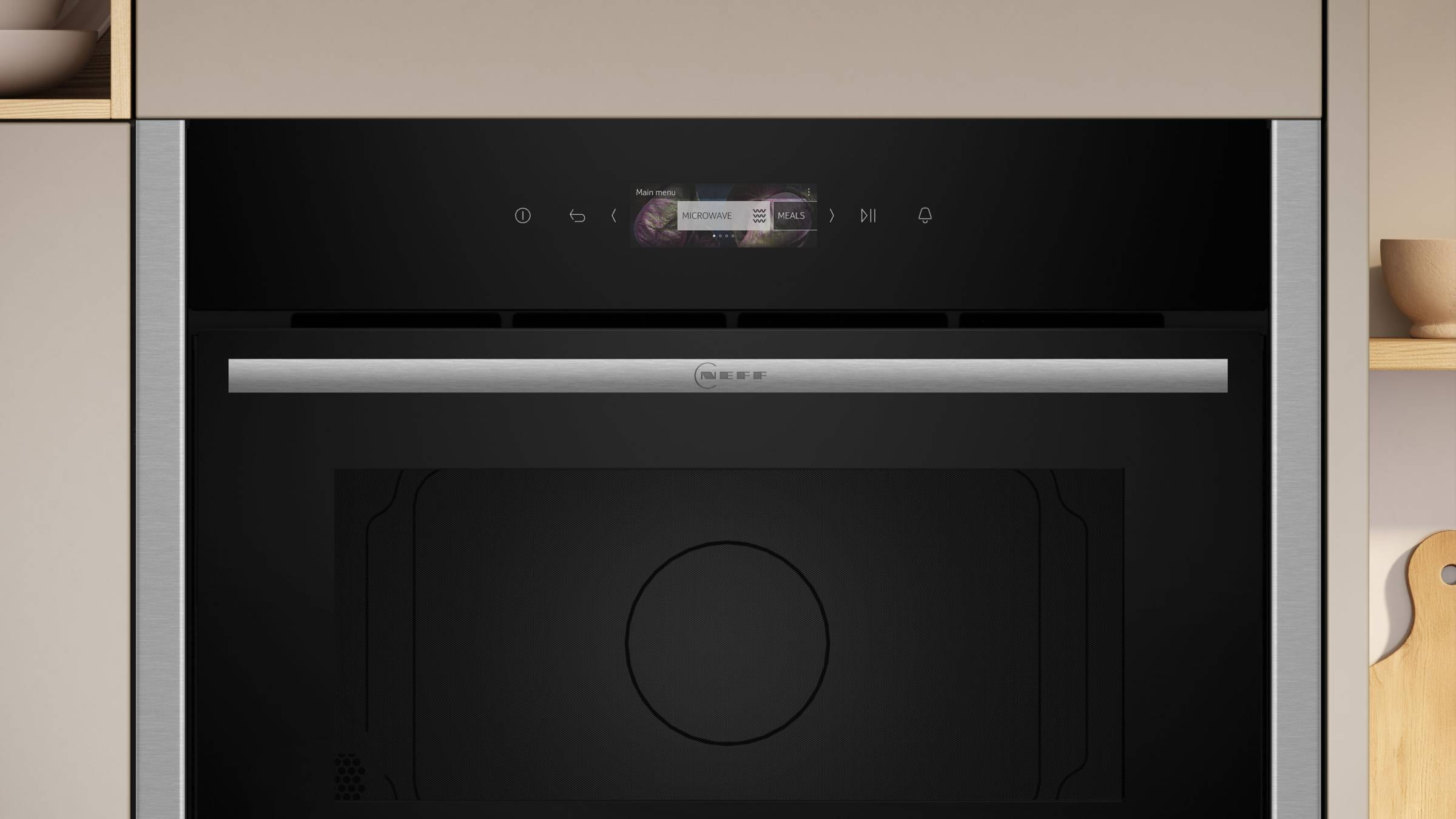 Micro ondes Grill Encastrable NEFF C24GR3XN1, N70, niche 45 cm, 36 ...