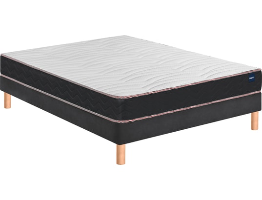 Ensemble Matelas Sommier 140 x 190 BULTEX Vitality 1.1 140x190 ...
