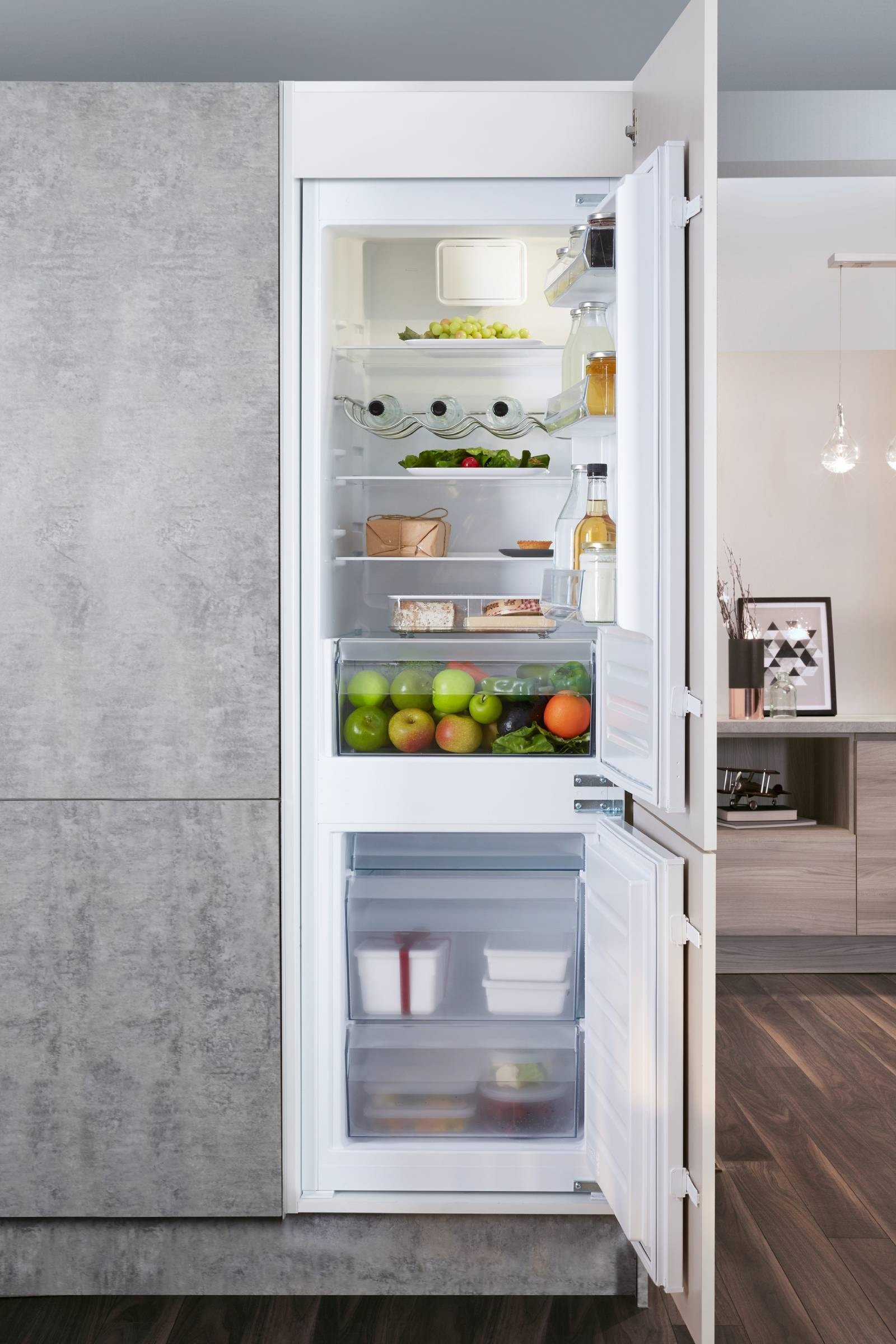 Refrigerateur Congelateur Encastrable Froid Ventil