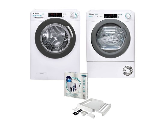 Pack lave-linge frontal 13kg 1400trs/min + sèche-linge frontal ...
