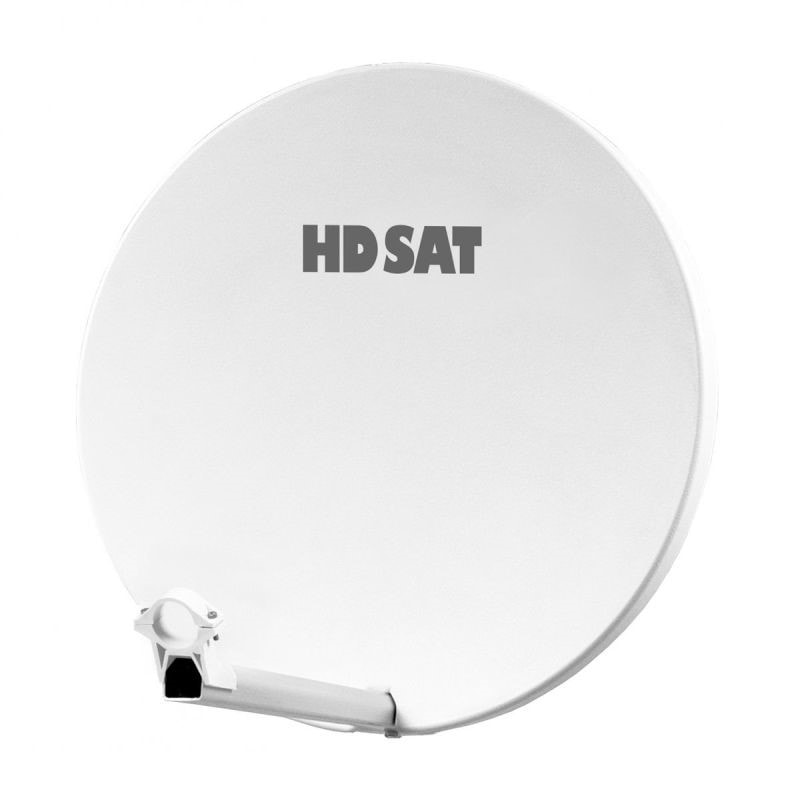 Pack parabole satellite fibre composite blanche 60cm + lnb single + décodeur satellite astra hd ...