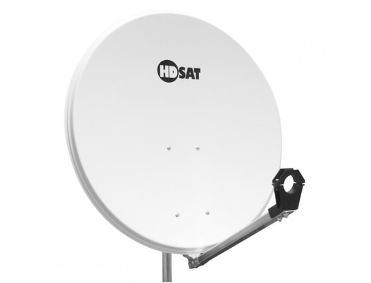 Pack parabole satellite acier 80cm avec support lnb + lnb single ...