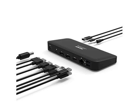 Port design usb type c office docking station 3x4k PORT DESIGNS