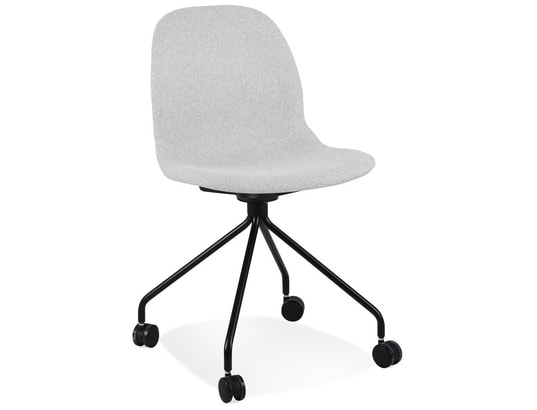 Chaise simple tavira 49x46x86 cm gris ALTEREGO Pas Cher - UBALDI.com