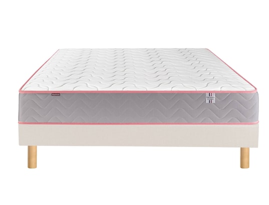 Ensemble Matelas Sommier 90 x 200 MERINOS Endormi 90x200 + sommier ...