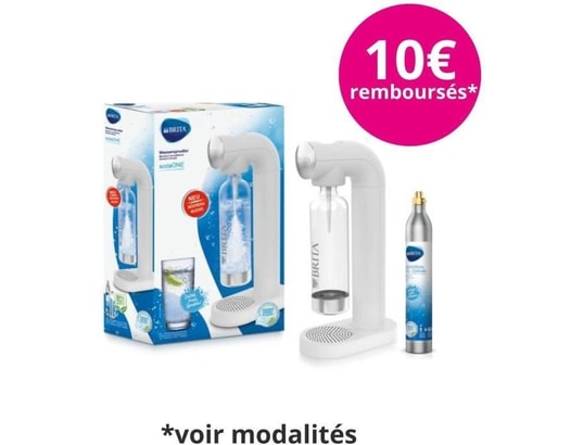Machine a eau pétillante brita sodaone - blanche BRITA Pas Cher ...
