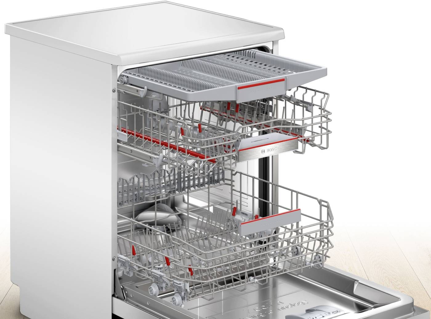 BOSCH SMS6ZCW12F, Série 6, Zeolith, Extra Clean Zone - Lave vaisselle ...