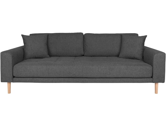 Canapé tissu HOUSE NORDIC Lido canapé 3 places gris foncé Pas Cher ...