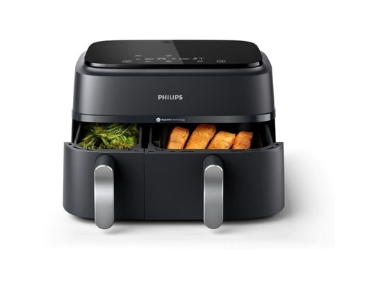 Airfryer - philips - na351/00 - inox - 9,0l - double cuve - PHILIPS Pas ...