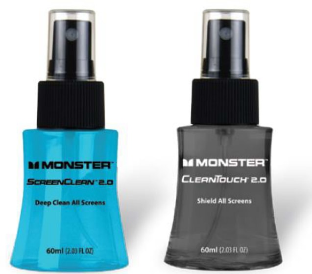 Kit de nettoyage MONSTER ScreenClean 2.0 + CleanTouch 2.0 - petits ...