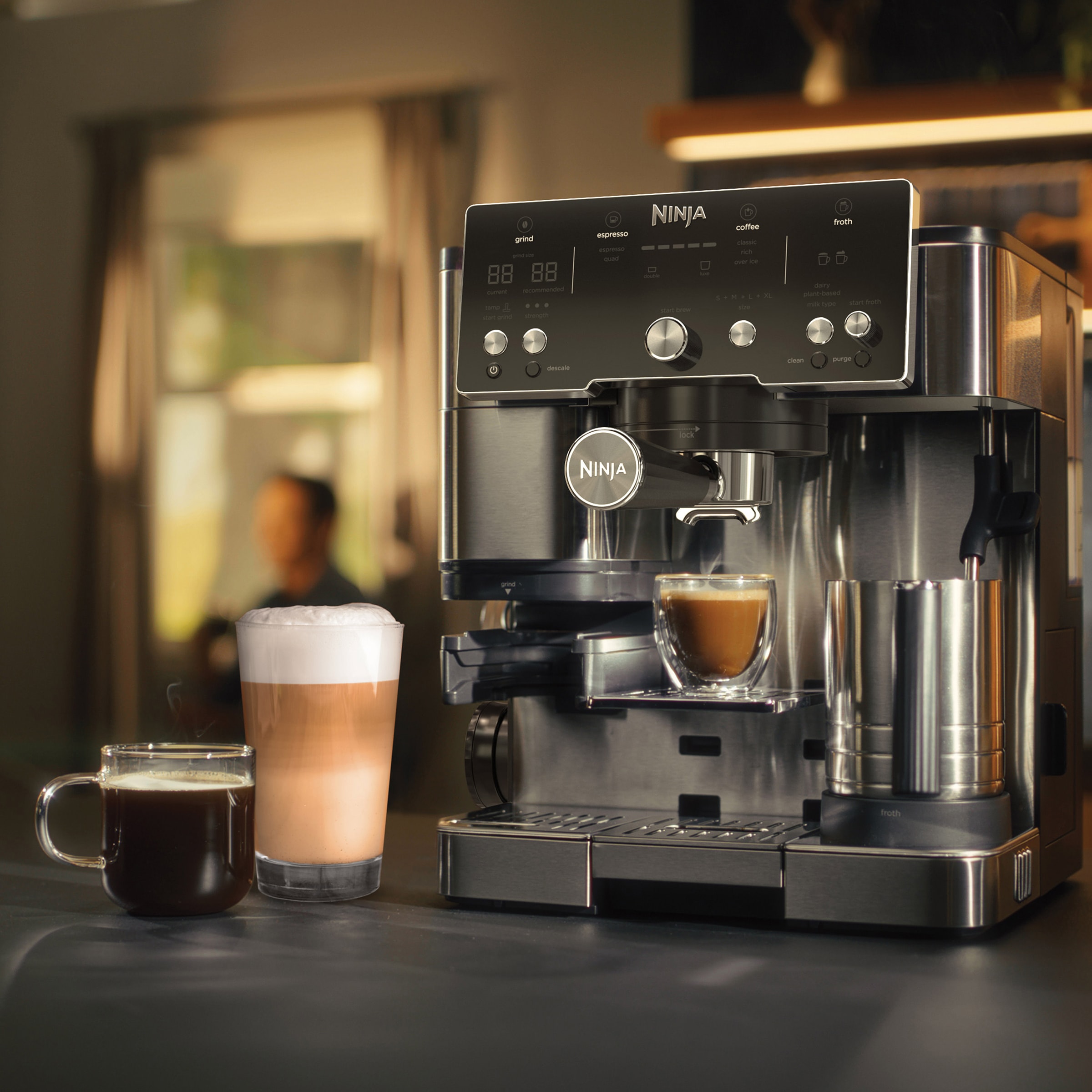 Robot expresso NINJA Luxe Essential ES501EU Pas Cher - UBALDI.com