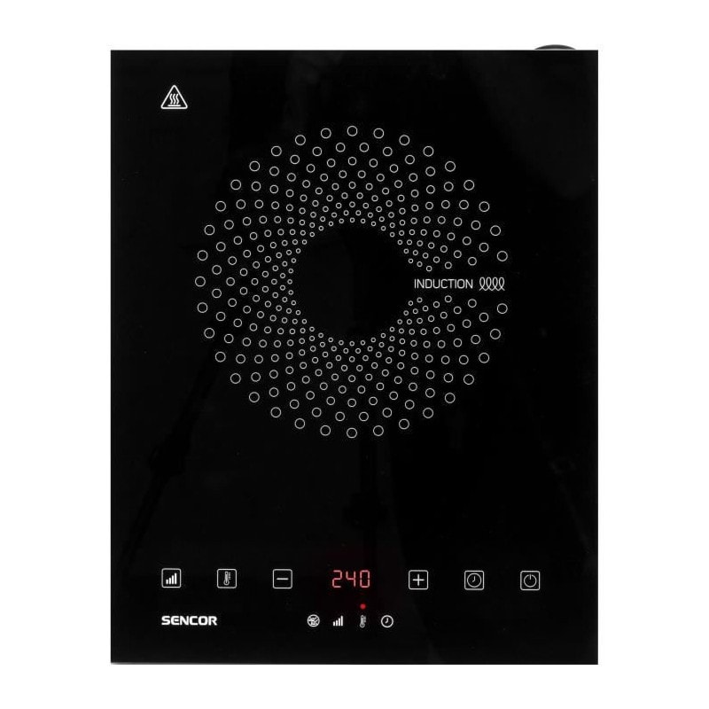 SENCOR - Plaque de cuisson a induction - sencor - scp 3601gy - 2000 w ...