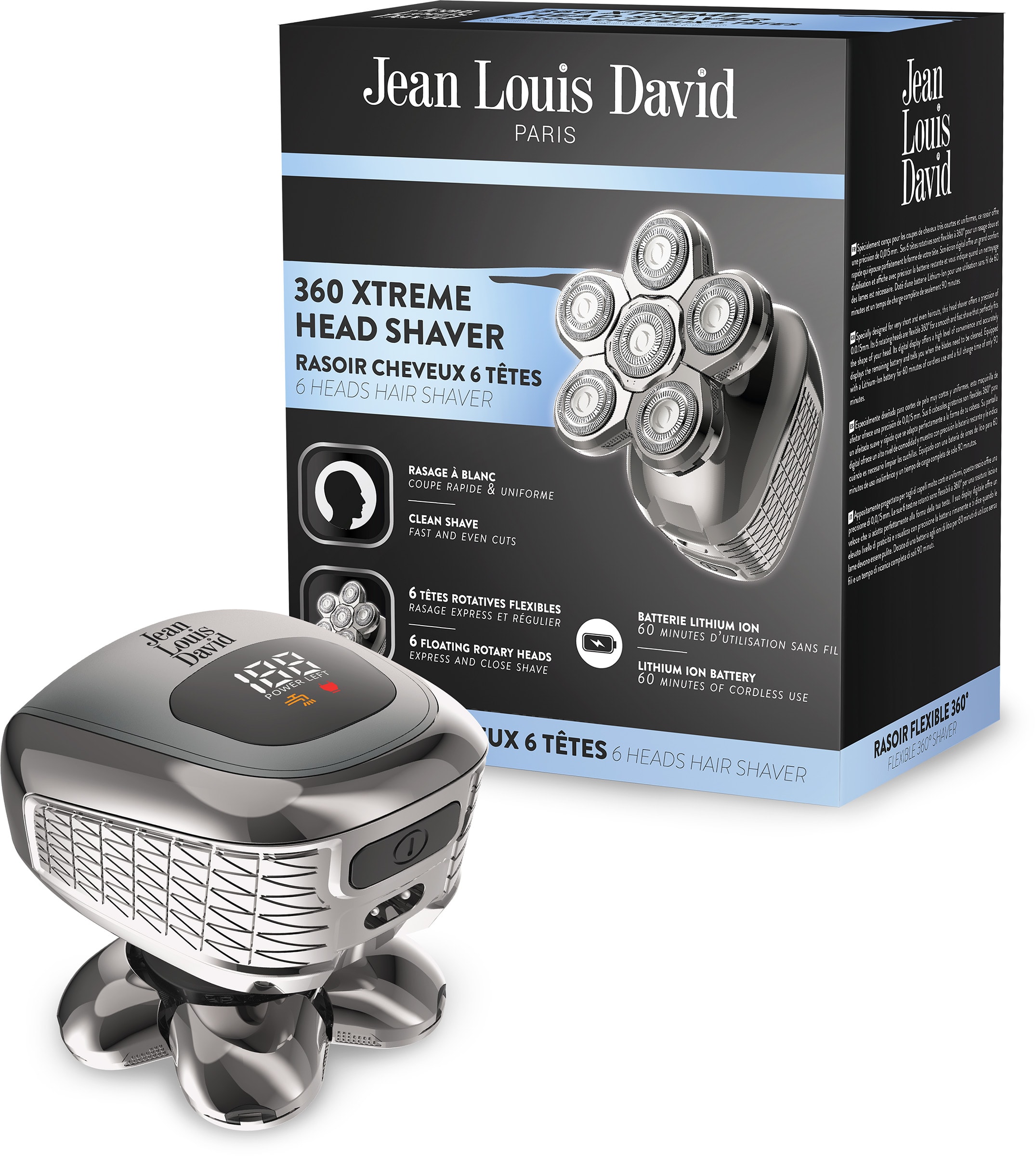 Tondeuse à cheveux JL DAVID 360 X-Treme Pas Cher - UBALDI.com