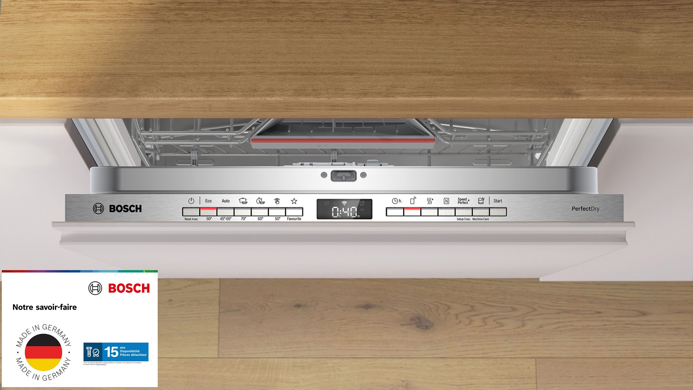 BOSCH SBV6ZCX10E, Série 6, XXL, 14 couverts, 6 prog - Lave vaisselle ...