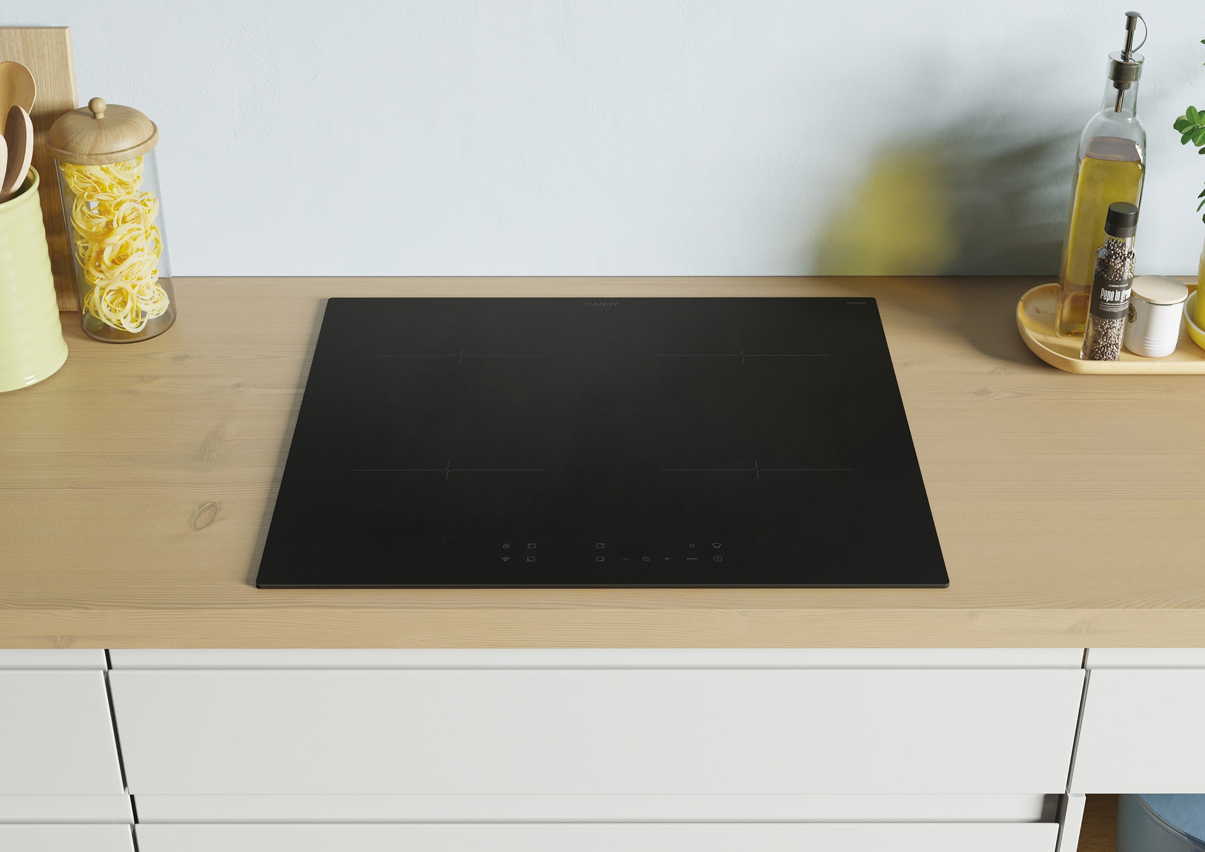 CANDY CI642CTTWIFI/1, Moderna, 4 foyers, 7400 watts - Plaque induction ...